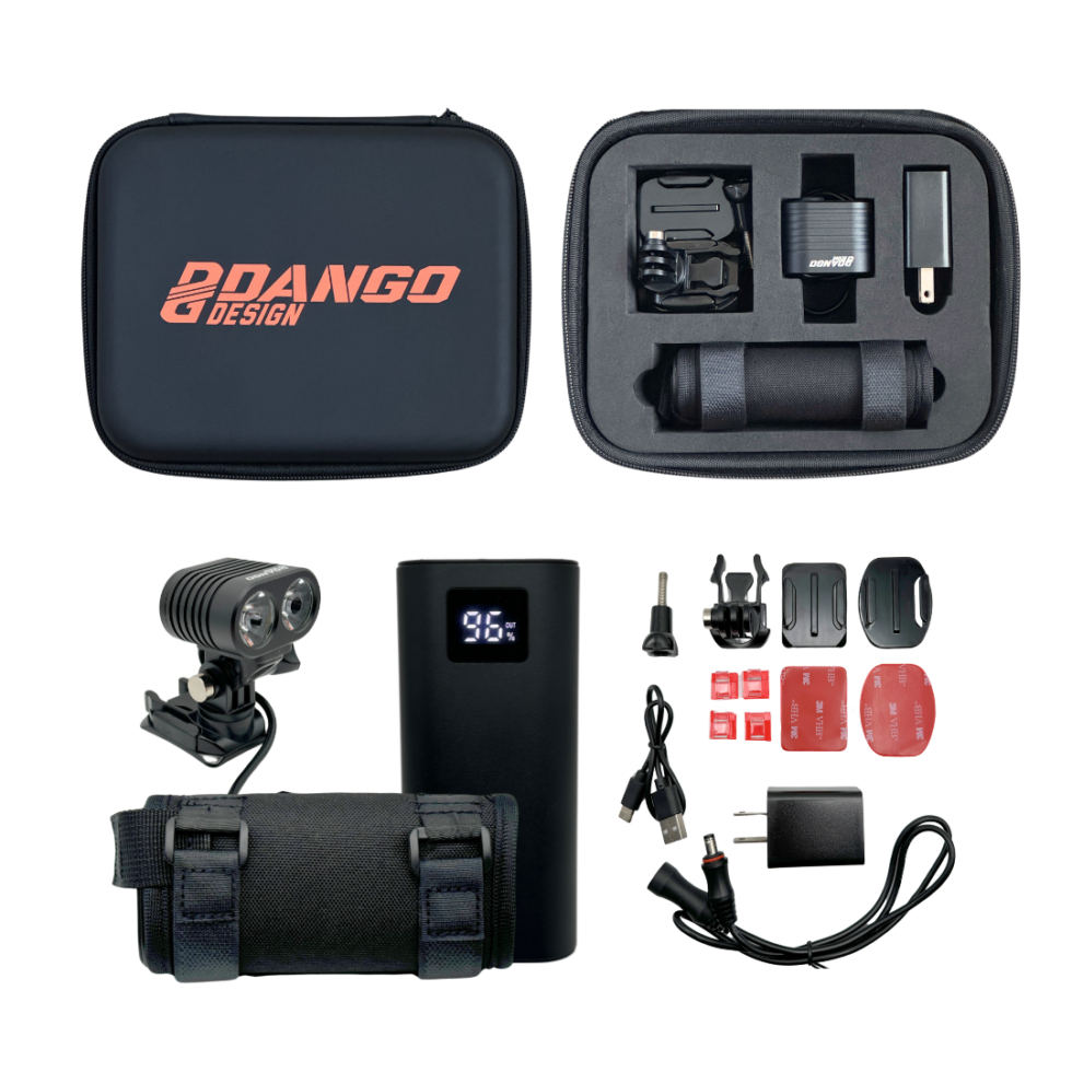 Navigator Helmet LED Trail Light w/ Rechargeable Battery - Dango Design